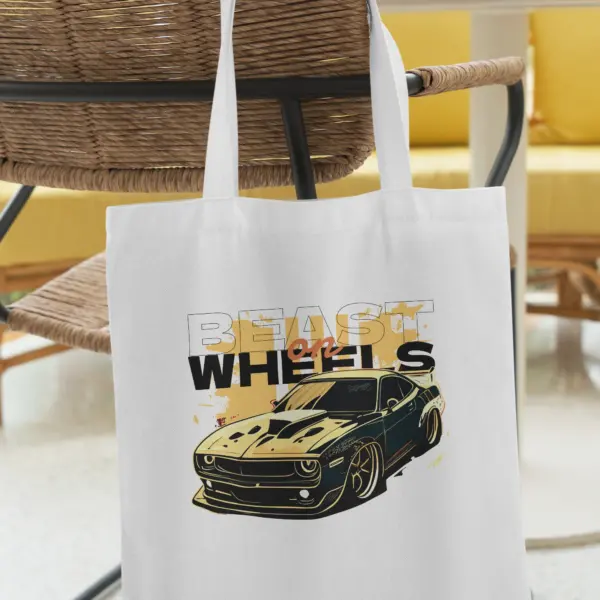 Customized muscle car with bodykit design - Tshirt Designs