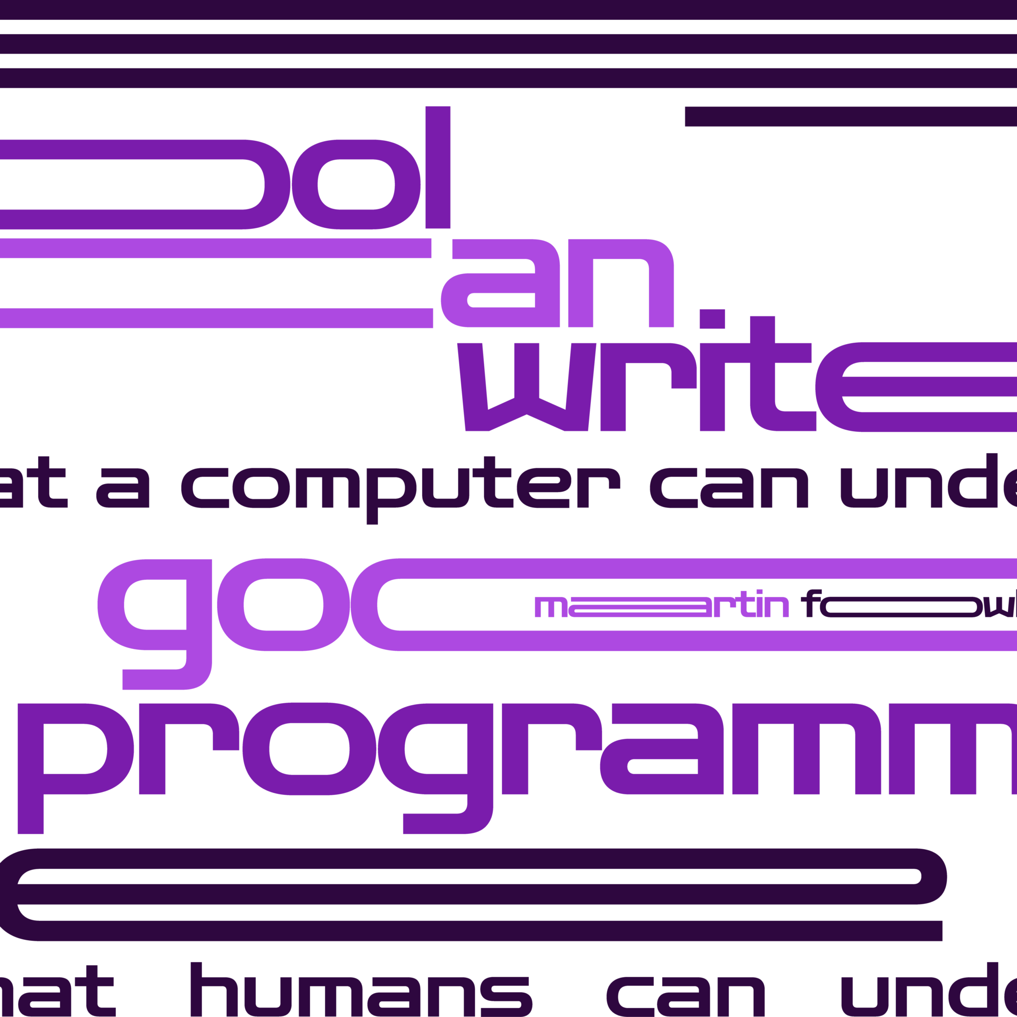 Any fool can write code that a computer can understand. Good ...