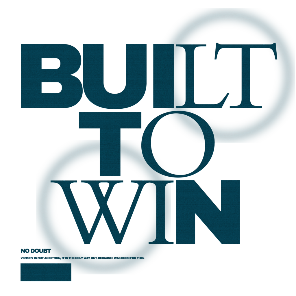 Typographic creation with a phrase in two font styles design t-shirt ...