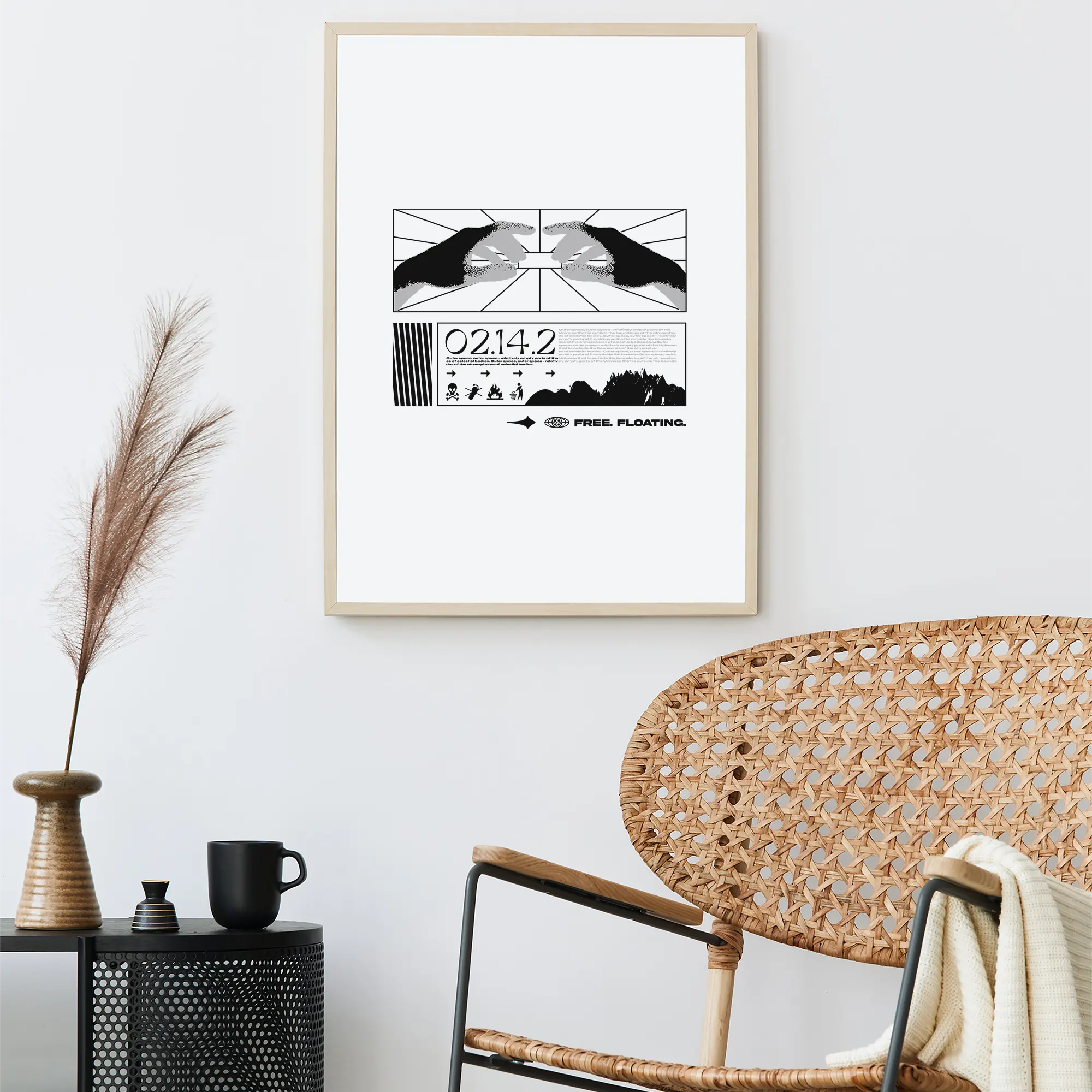 Infographic panel 02142 with barcode and icons design t-shirt design ...